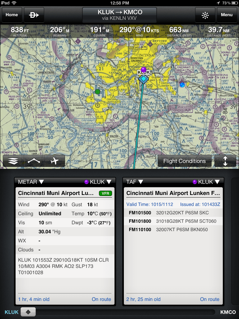 First look: the new Garmin Pilot iPad app - iPad Pilot News