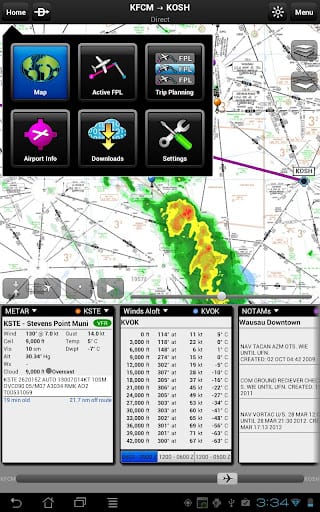 Garmin Pilot Android - finally a real Android app for pilots : iPad ...