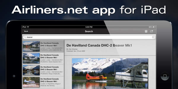 Browse aviation photos with the Airliners.net app : iPad Pilot News