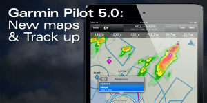 Garmin Pilot adds track up, new maps : iPad Pilot News