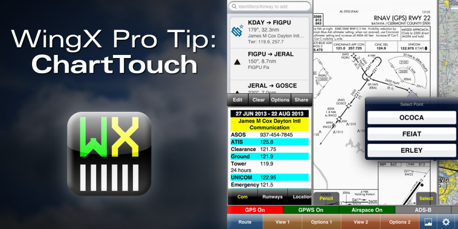 WingX Pro Tip: ChartTouch : iPad Pilot News