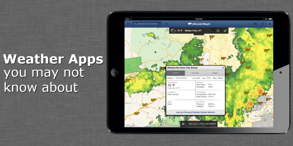 6 weather apps you may not know about - iPad Pilot News