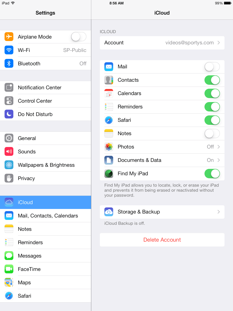 Use iCloud to locate a lost or stolen iPad : iPad Pilot News