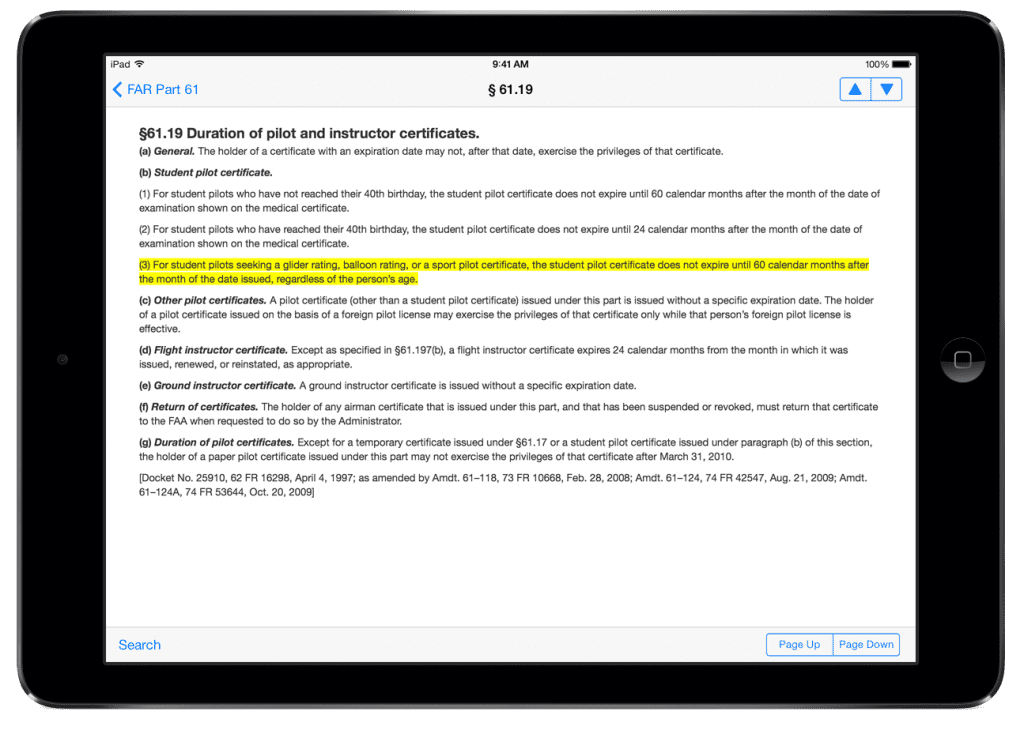 New FAR/AIM app available from Sporty’s - iPad Pilot News