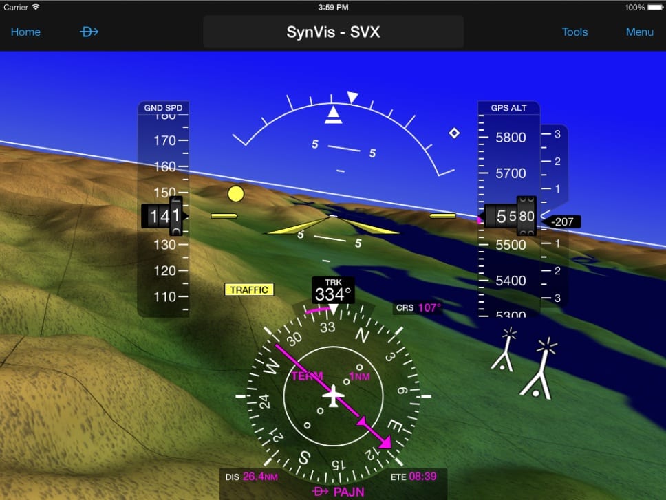 Garmin unveils synthetic vision : iPad Pilot News