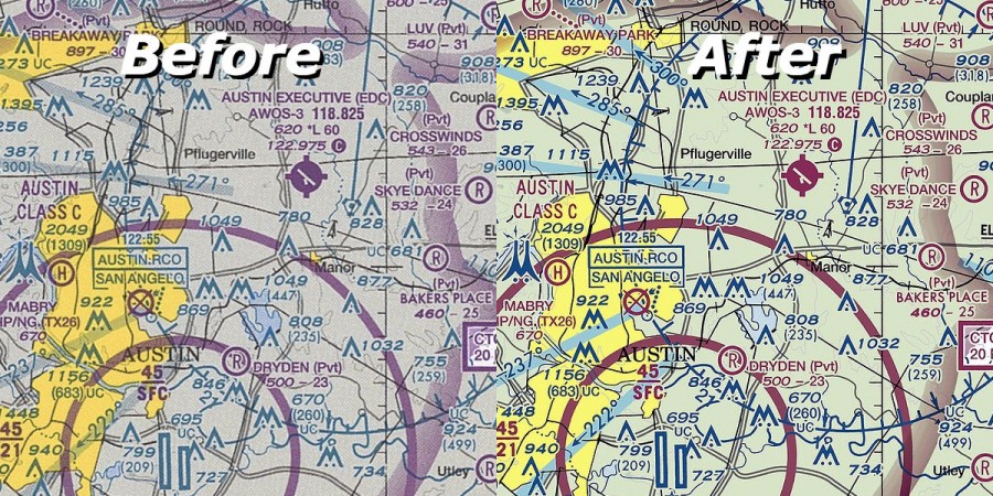FAA releases easier-to-read digital charts : iPad Pilot News