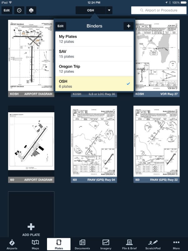 How to organize your approach plates in ForeFlight : iPad Pilot News