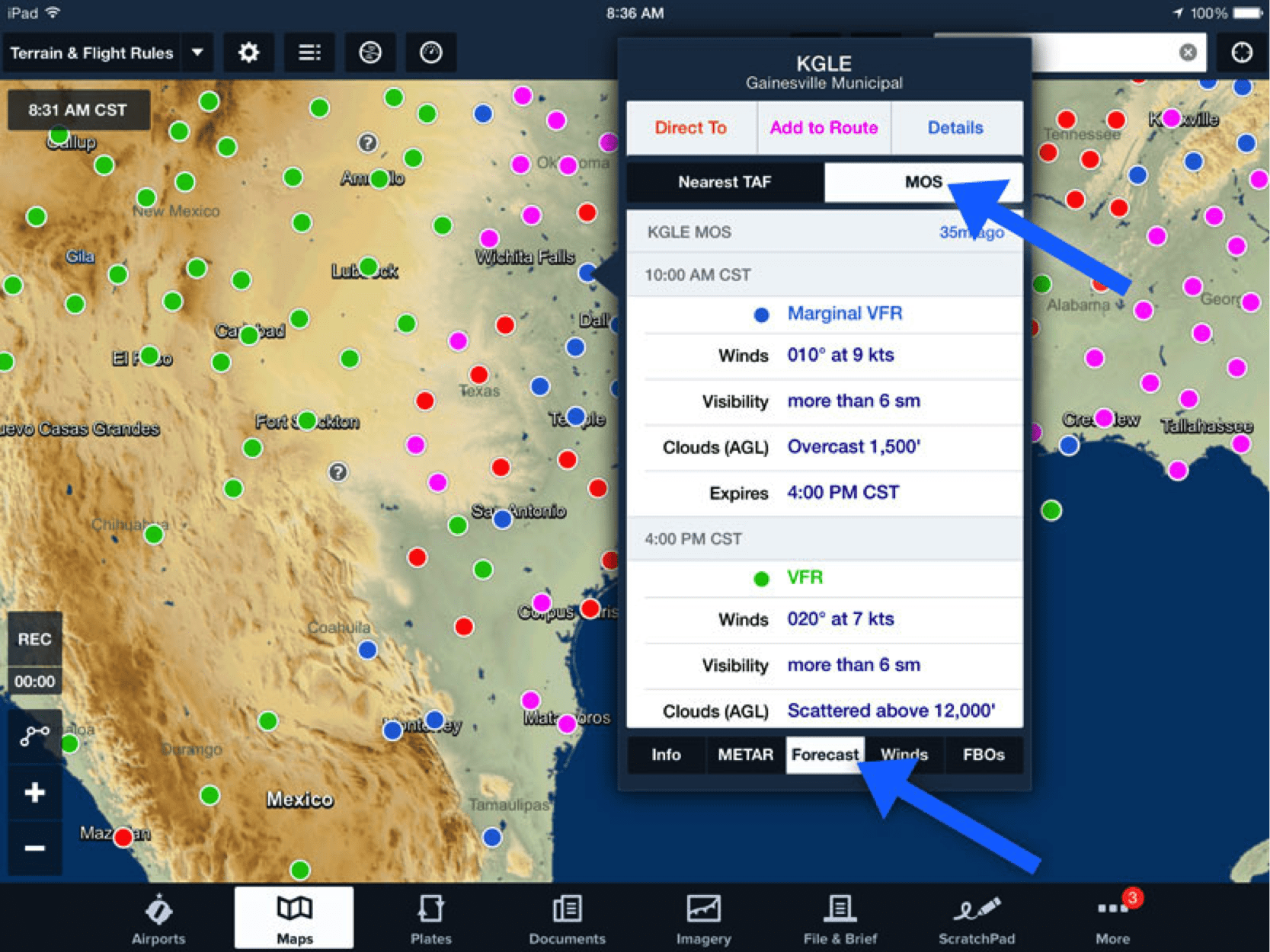 ForeFlight introduces Synthetic Vision, new forecast tool - iPad Pilot News