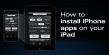 How to install iPhone apps on your iPad : iPad Pilot News