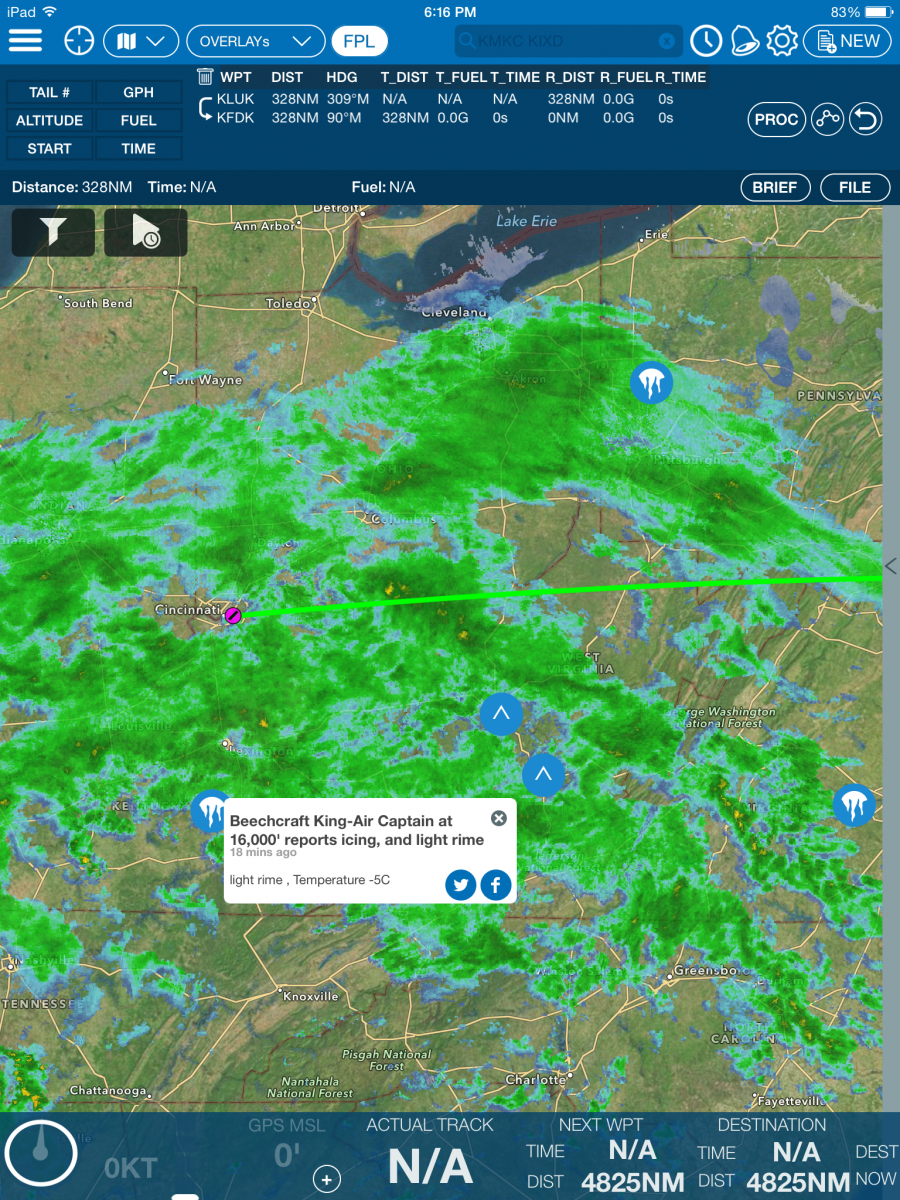 AerovieReports: All about the PIREPs - iPad Pilot News