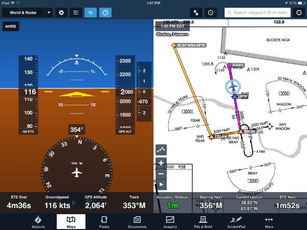What does ADS-B weather look like? - iPad Pilot News