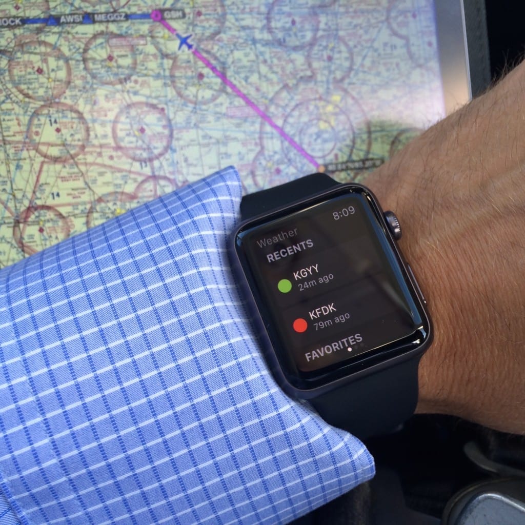 Pilot Report: First flight with the Apple Watch : iPad Pilot News