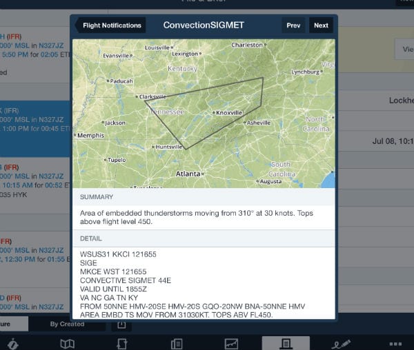 ForeFlight 7.2 improves notifications, new winds forecasts and more ...