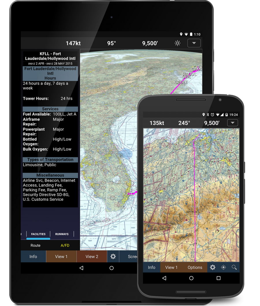 WingX Pro7 now available for Android : iPad Pilot News