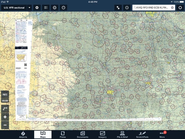 Where are chart supplements and legends in ForeFlight? : iPad Pilot News