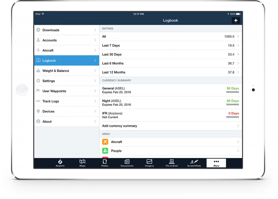 ForeFlight 7.5 adds new logbook, area forecast discussions - iPad Pilot ...