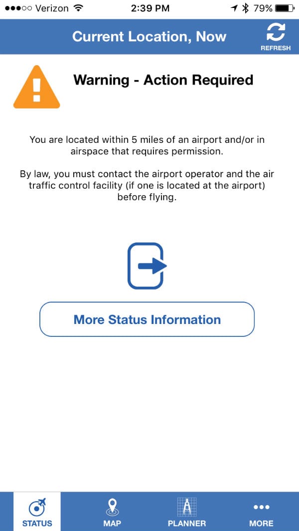 Hands on with the FAA's new B4UFLY drone app : iPad Pilot News