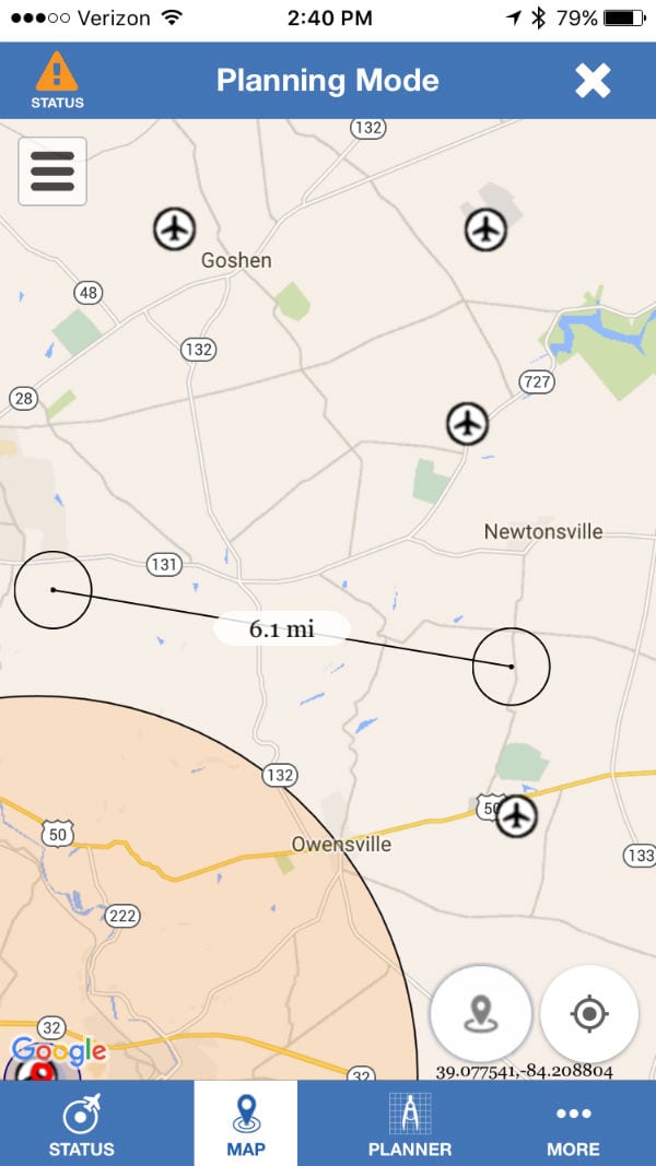 Hands on with the FAA’s new B4UFLY drone app - iPad Pilot News