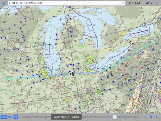 New weather app provides interactive forecast maps : iPad Pilot News