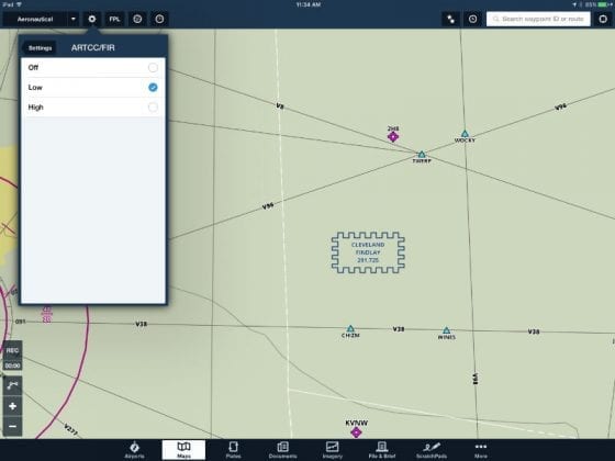 Configuring ForeFlight's new map and alert options in version 8.2 ...