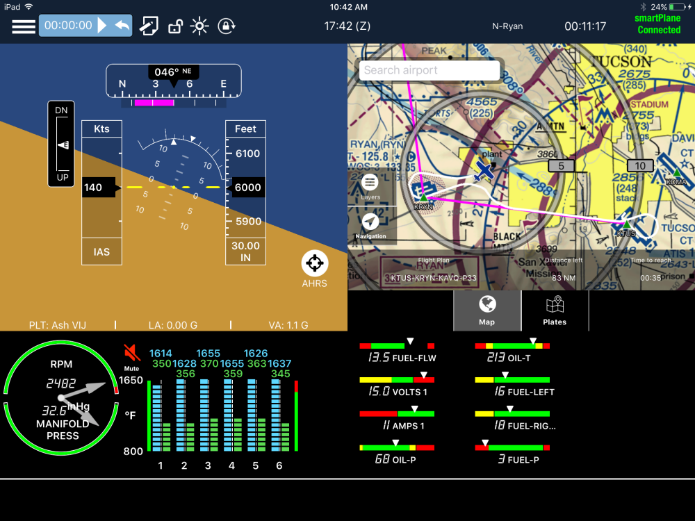 New smartPlane system converts your iPad into a panel-mount MFD - iPad ...