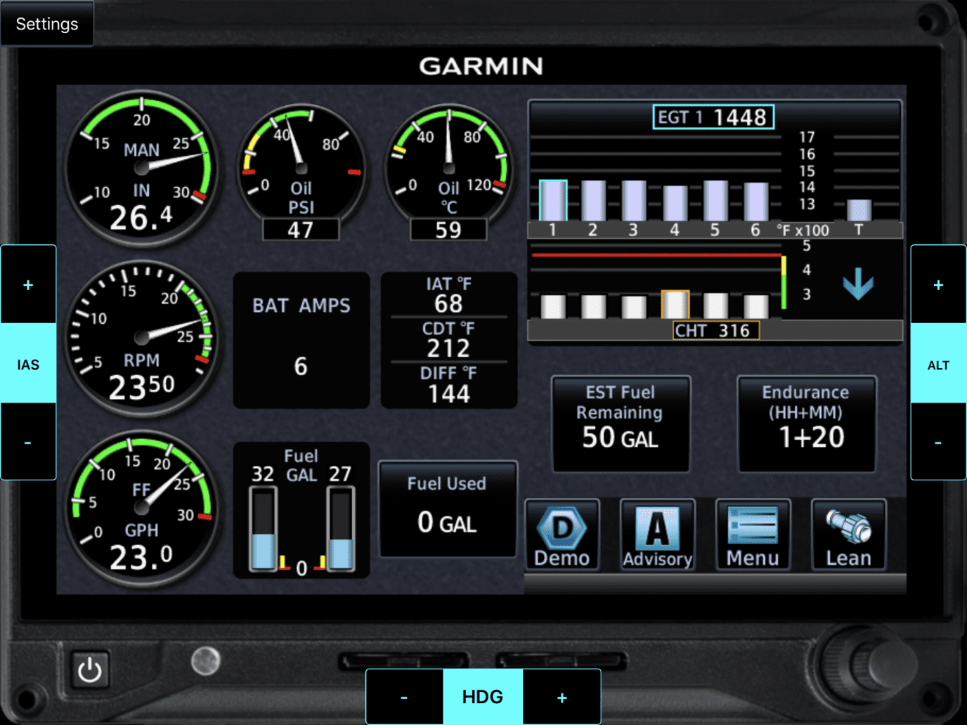 Garmin releases G500 TXi trainer app : iPad Pilot News