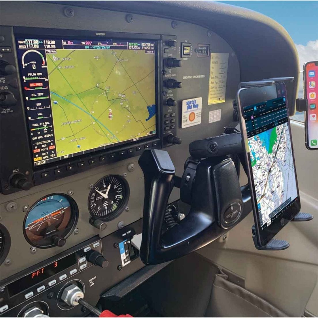 How do I mount my iPad in the airplane? : iPad Pilot News