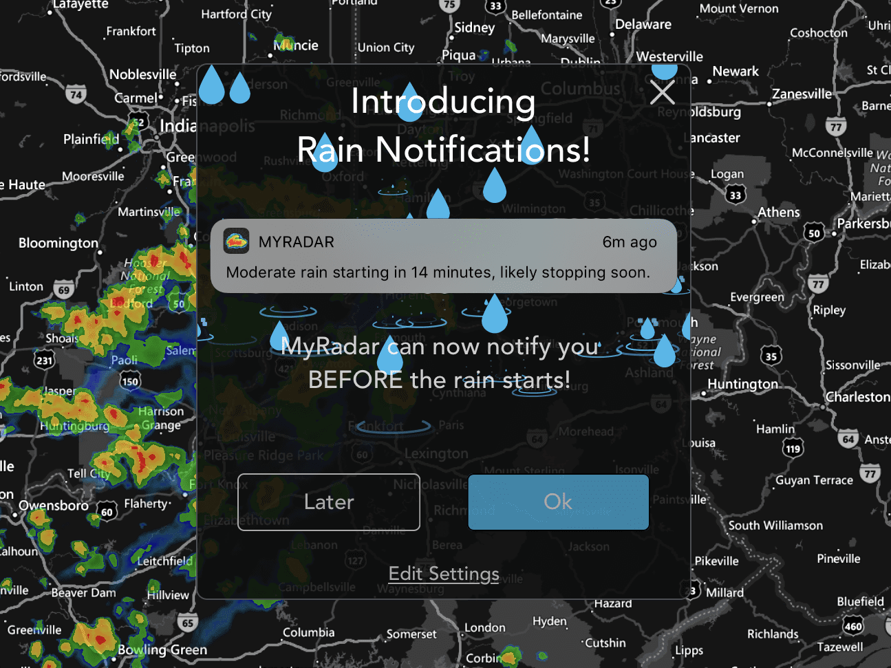 MyRadar adds precipitation prediction feature - iPad Pilot News