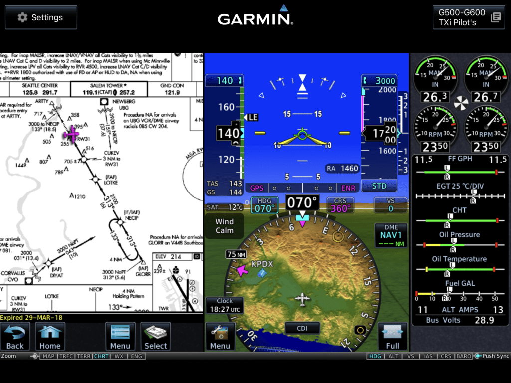 Garmin TXi trainer app updated with new rotorcraft and weather radar ...