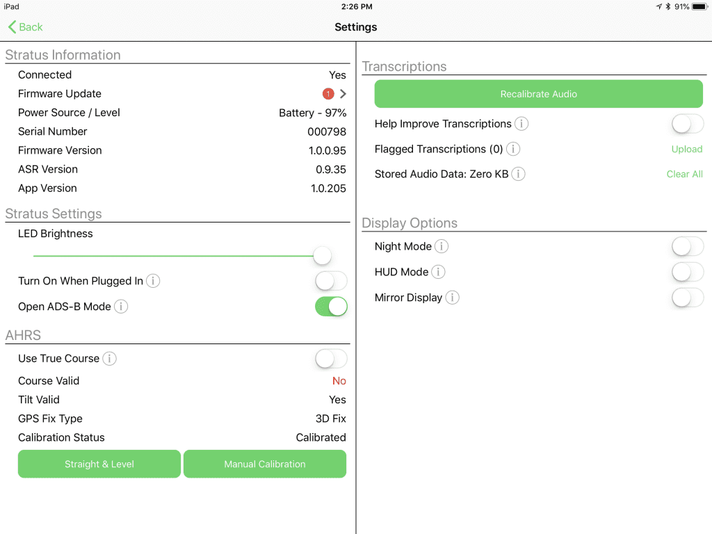 Flying with Stratus 3 and the FltPlan Go app - iPad Pilot News
