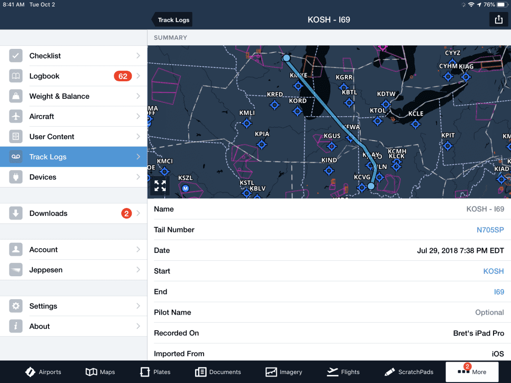 ForeFlight debuts new ADS-B weather products in version 10.4