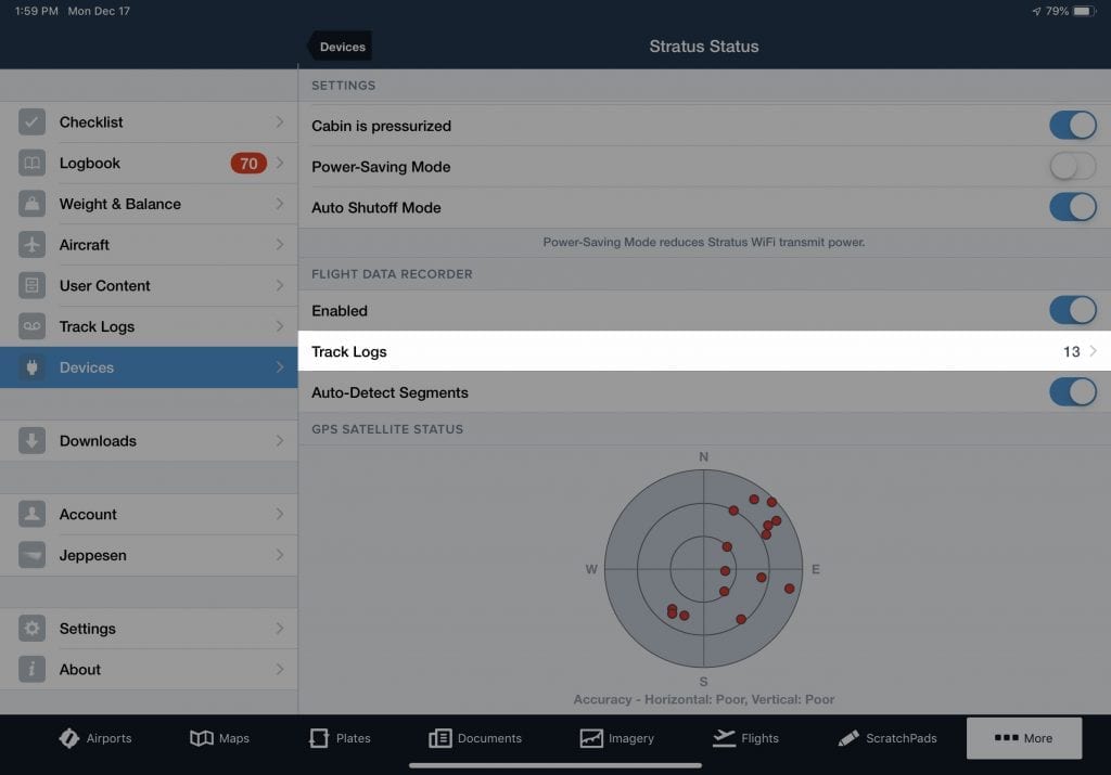 Using Stratus to record and play back flights : iPad Pilot News