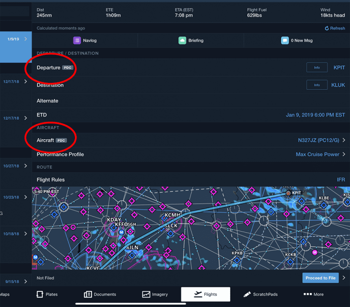 How to use pre-departure clearances and digital ATIS in ForeFlight ...