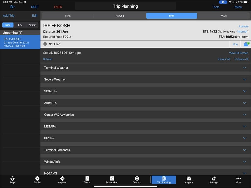 Step-by-step guide to planning a flight in Garmin Pilot - iPad Pilot News