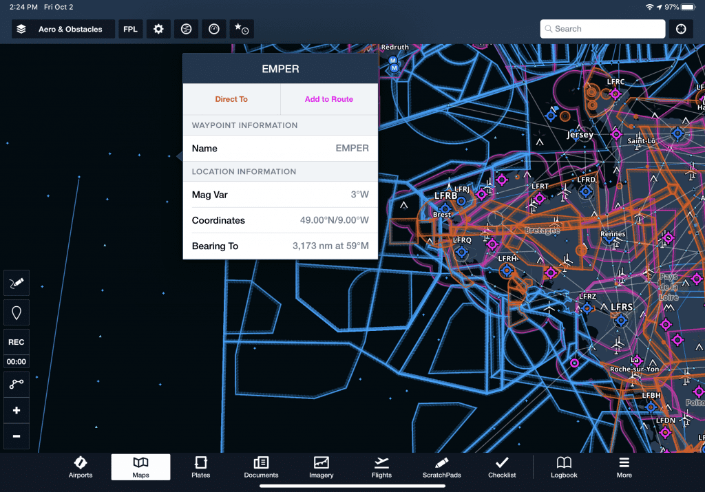 ForeFlight 12.8 adds advanced map and logbook features : iPad Pilot News