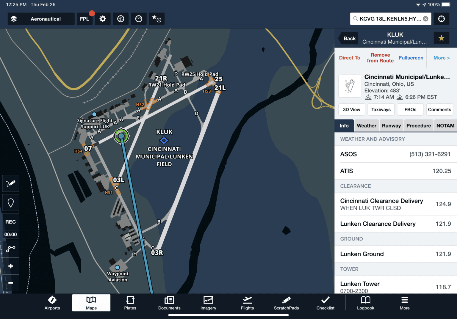 ForeFlight adds new Maps sidebar view in version 13.1 - iPad Pilot News