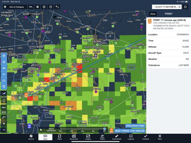 ForeFlight adds new Maps sidebar view in version 13.1 - iPad Pilot News