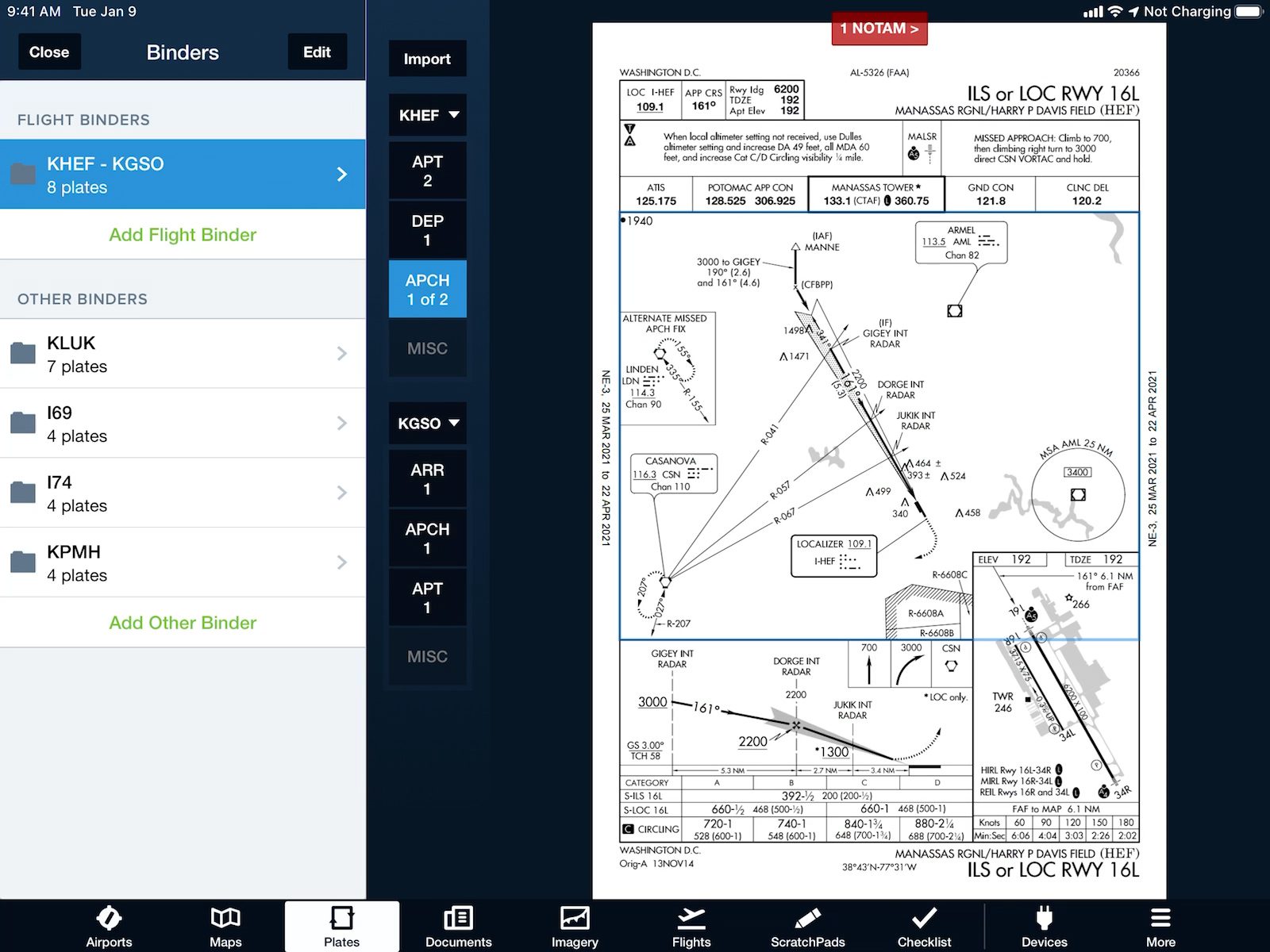 ForeFlight tip: How to organize and view charts using Flight Binders ...