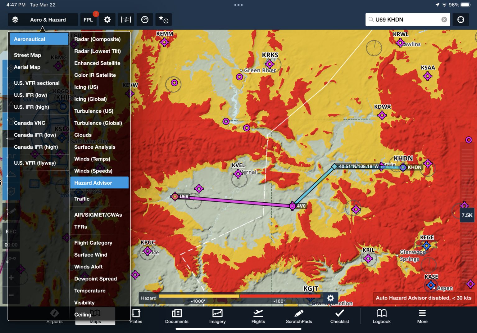ForeFlight updates Hazard Advisor and Weight and Balance features ...