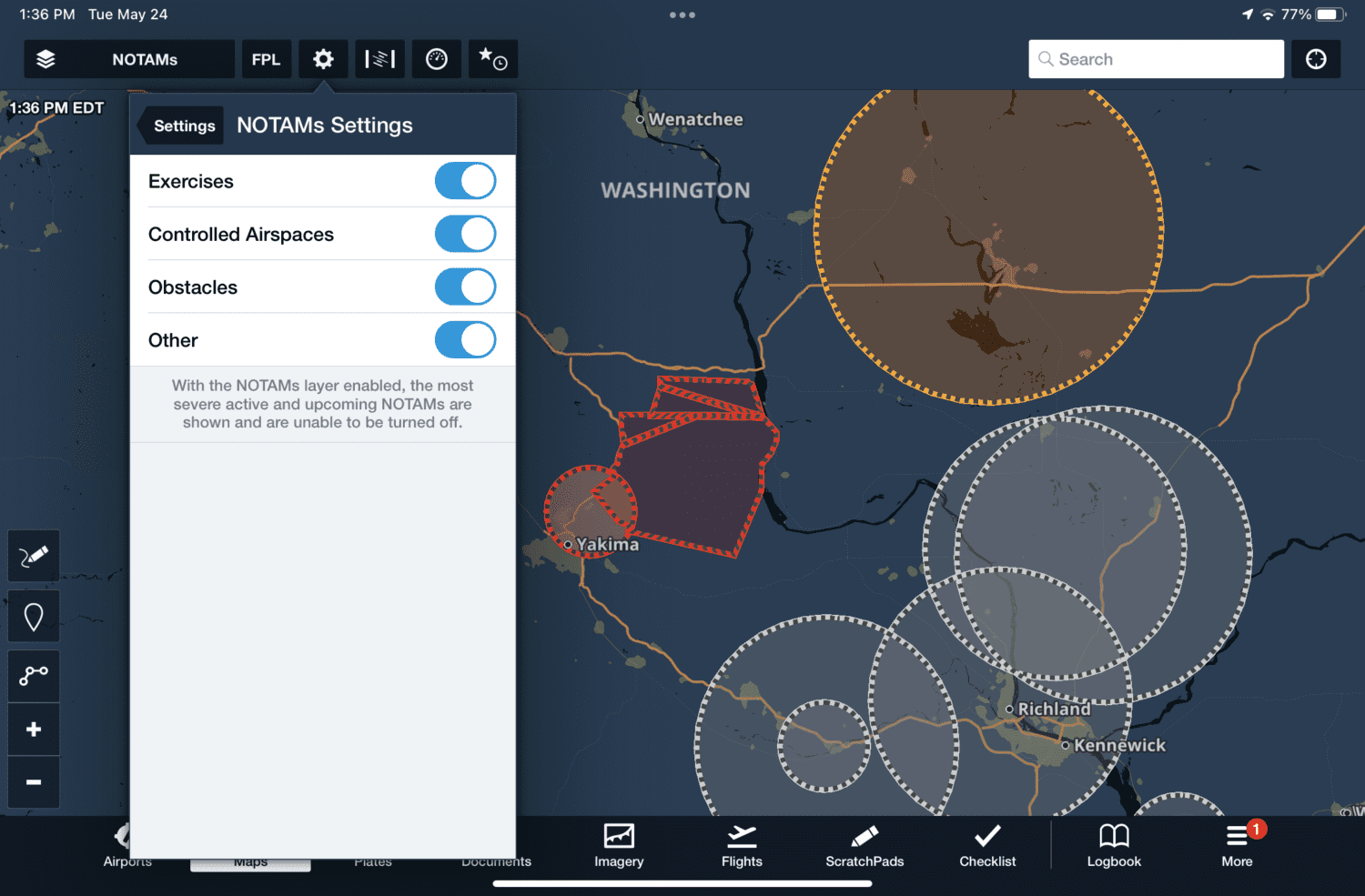 How to find NOTAMs in ForeFlight and Garmin Pilot - iPad Pilot News
