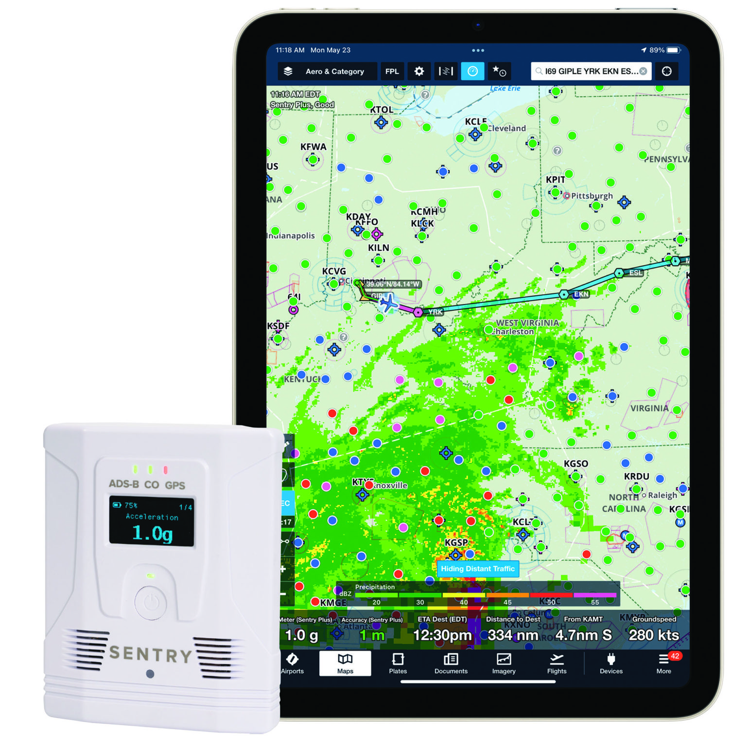 ForeFlight launches next generation Sentry ADS-B receiver - iPad Pilot News